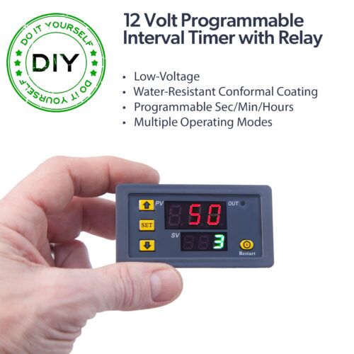 12-Volt Timer for Hydroponic / Aeroponic DIY - Aero-Gro